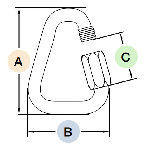 Kong Stainless Steel Delta Link - Triangular Quick Link Connector | U.S ...
